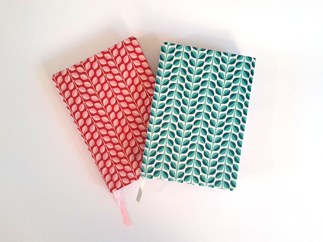 Retro Book Calendar 2024 A5 Vintage Fabric Cover Calendar Book Pocket ...