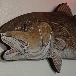 Redfish, Wood Art, Redfish Replica - Etsy