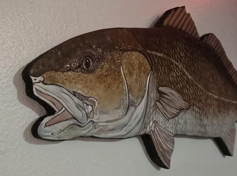 Redfish, Wood Art, Redfish Replica - Etsy