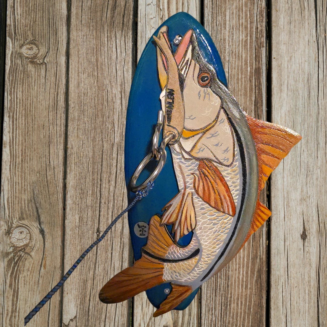 Snook Art, Cast a Line Catch a Fish, Ring Toss Game. - Etsy