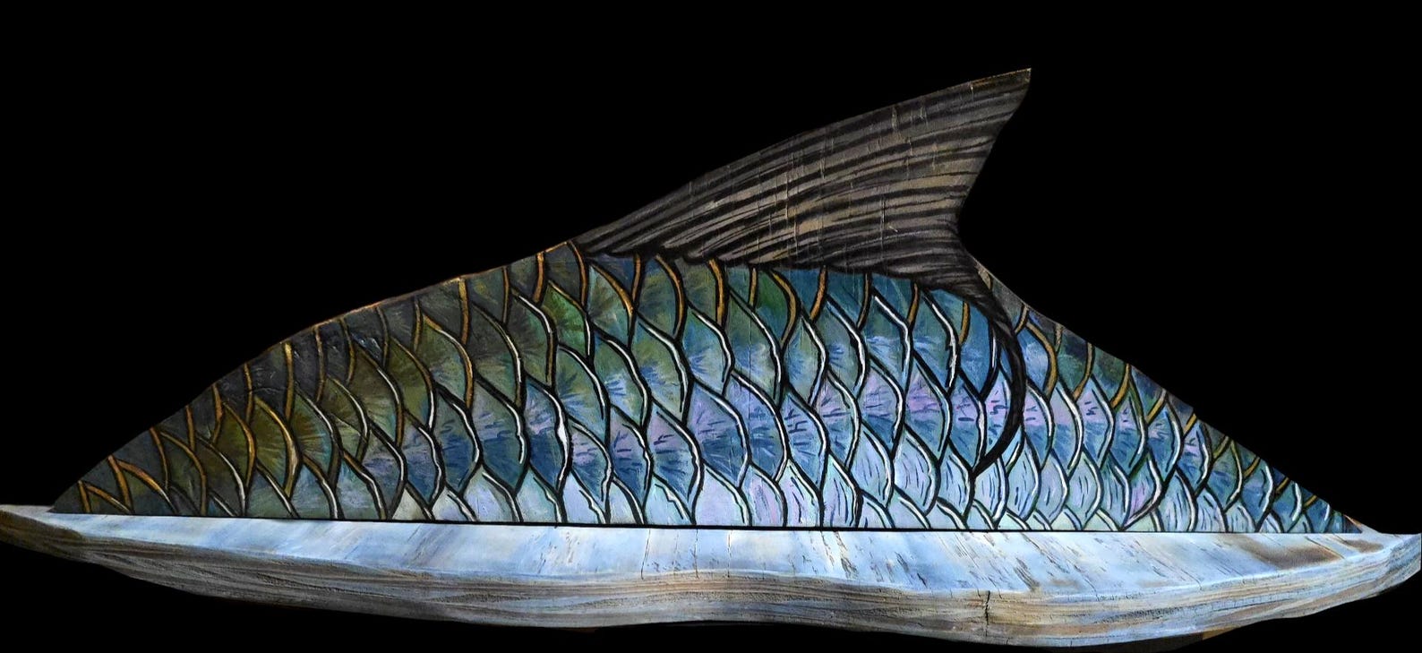 Tarpon Art, Rollin Tarpon Wood Art - Etsy
