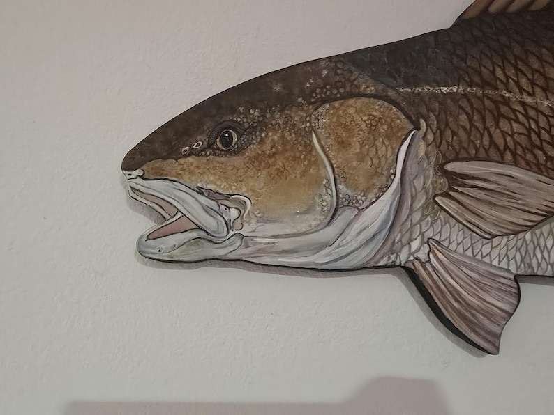 Redfish, Wood Art, Redfish Replica - Etsy