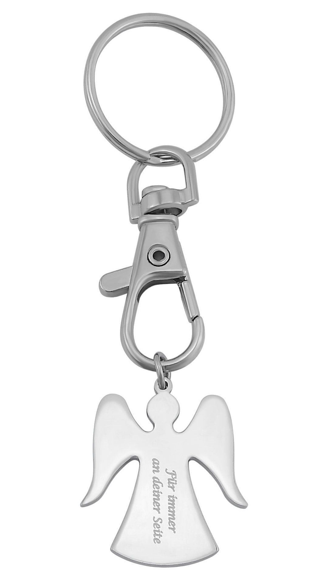 Personalized Keychain With Engraving Stainless Steel Angel Guardian ...