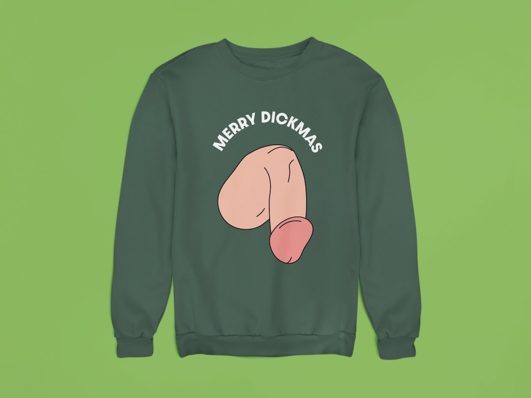 Merry Dickmas Funny Christmas Jumper Unisex Ugly Christmas - Etsy UK