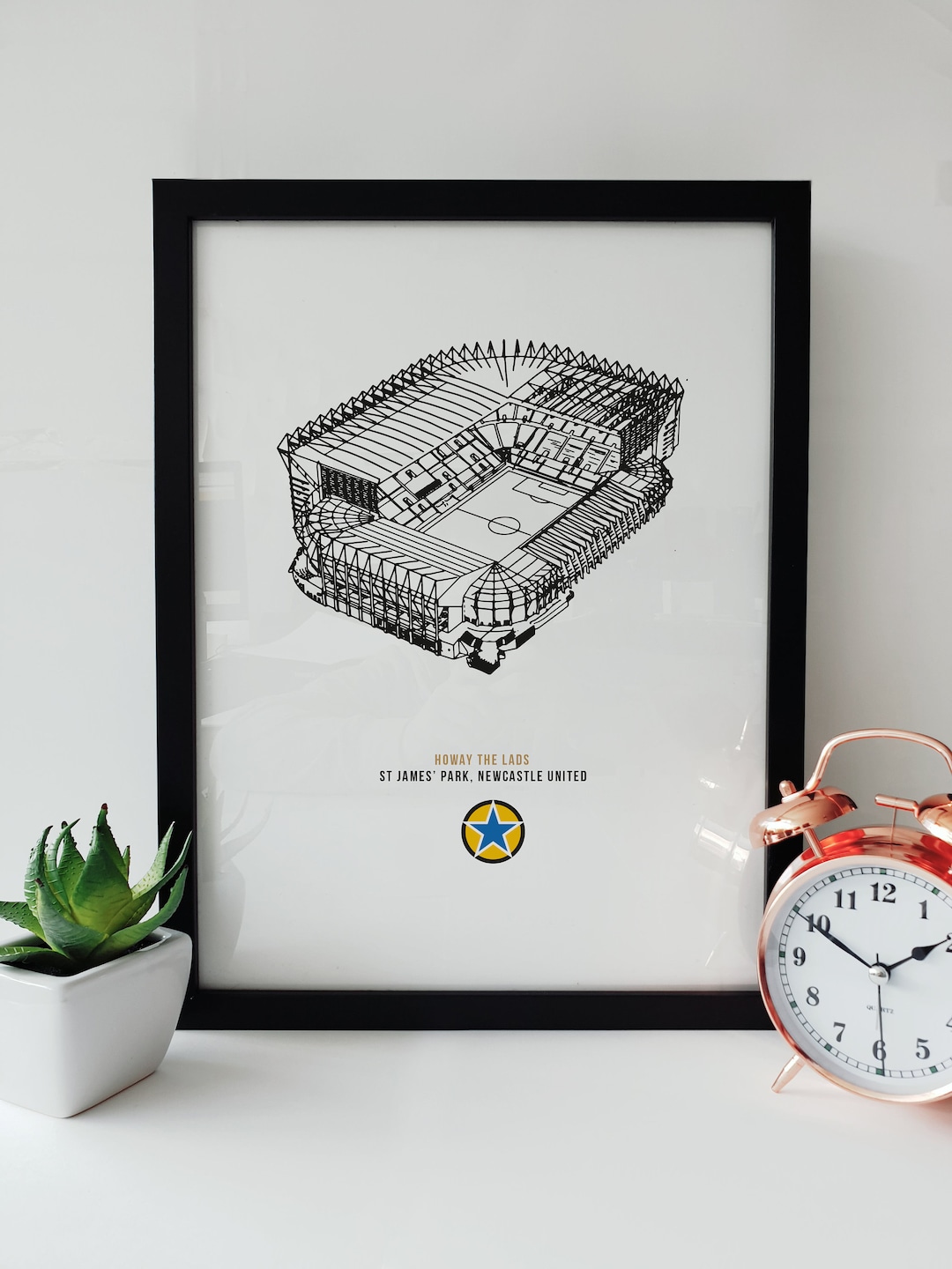 St James' Park Illustration | Newcastle United Football Club Stadium ...