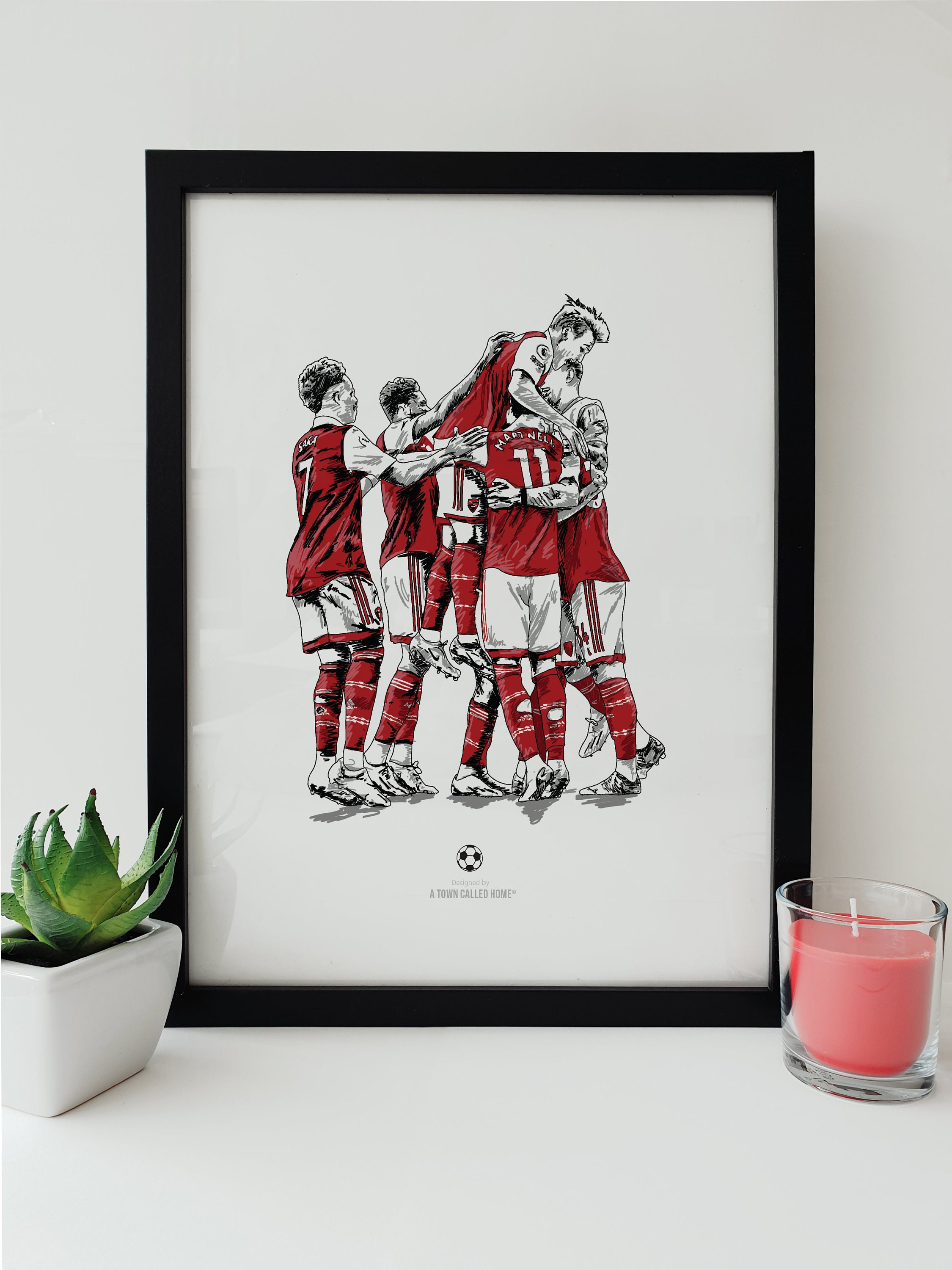 Arsenal Football Club | Greetings Card & Print | Team Celebration ...