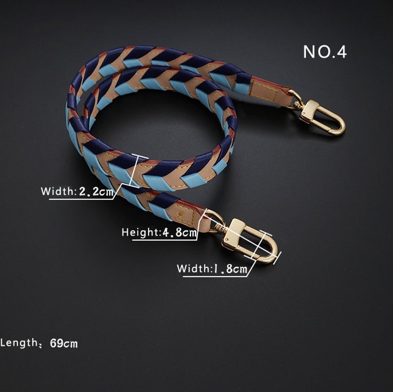 2.2cm Full Grain Braided Leather Purse Strap Shoulder Handbag - Etsy