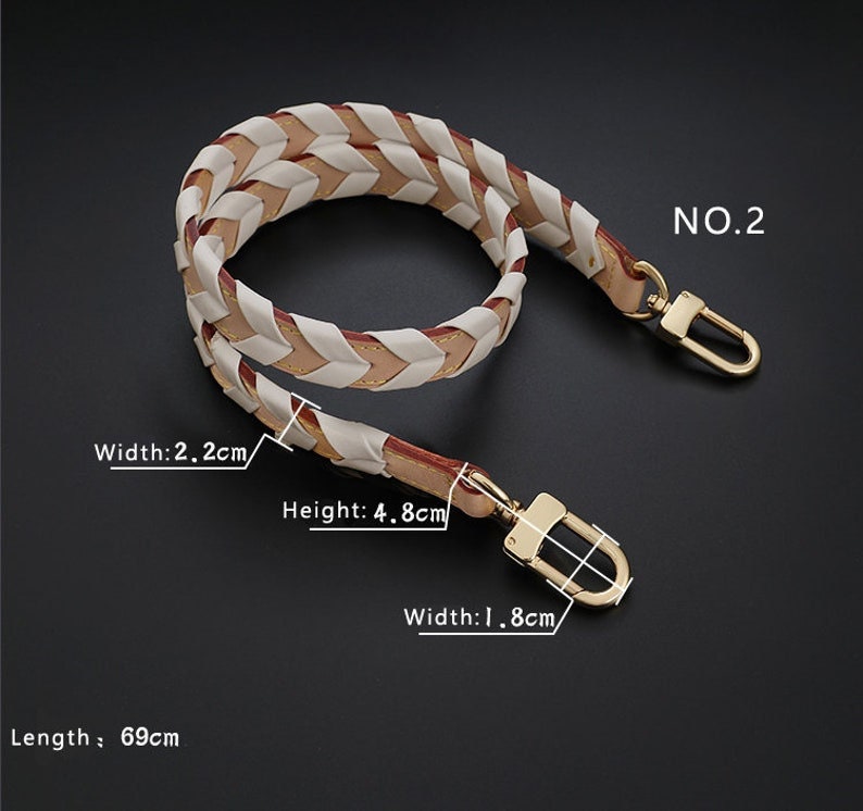 2.2cm Full Grain Braided Leather Purse Strap Shoulder Handbag - Etsy