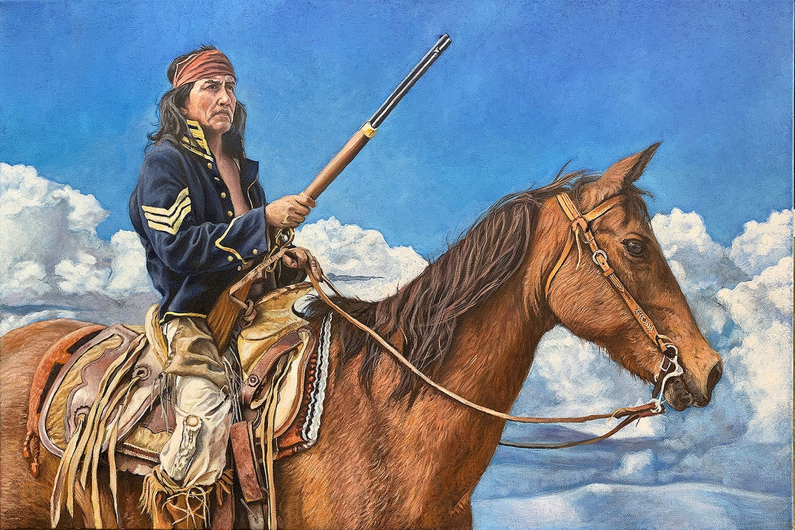Apache Sky Canvas Giclee' Print by Victor Blakey - Etsy
