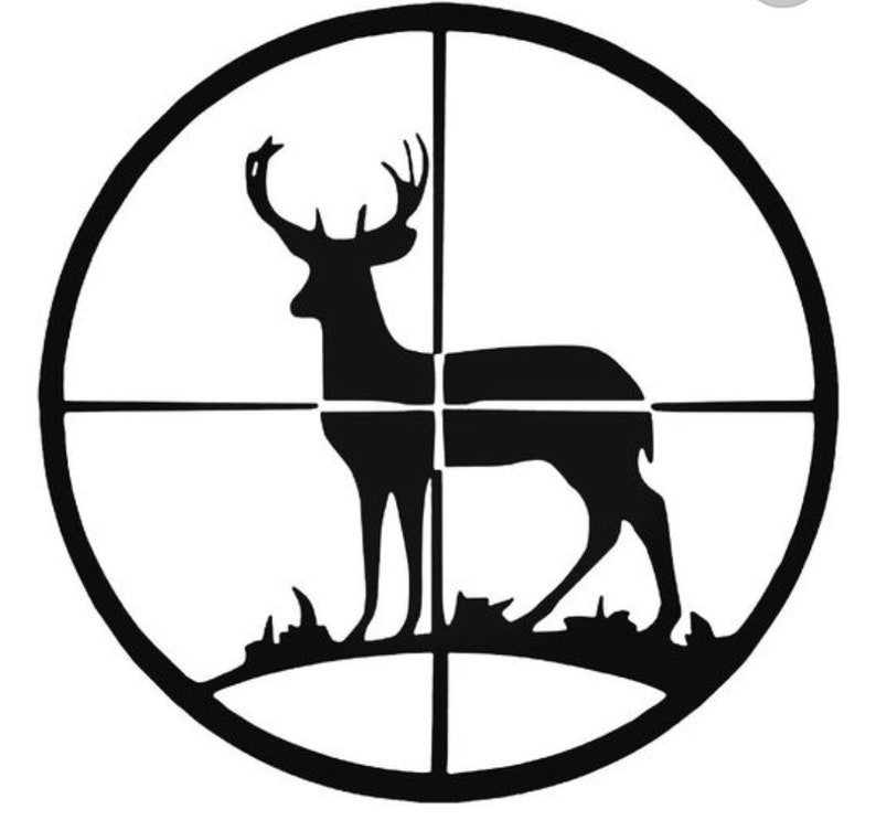 Buck Deer Target Hunting Decal | Etsy