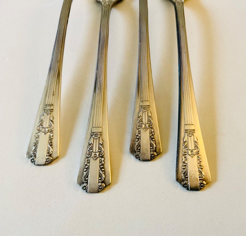 Vintage 1938 Wm Rogers Lido Pattern Silver Plate - Etsy