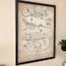 Bearded Dragon Skeleton Art Print: Hand-drawn Vintage-style Scientific ...