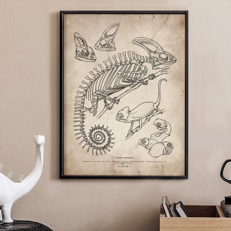 Chameleon Art - Etsy