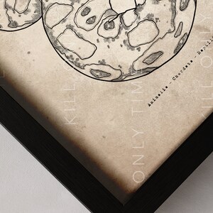 Ball Python Skeleton Wall Art, Snake Skull Drawing, Reptile Anatomical ...