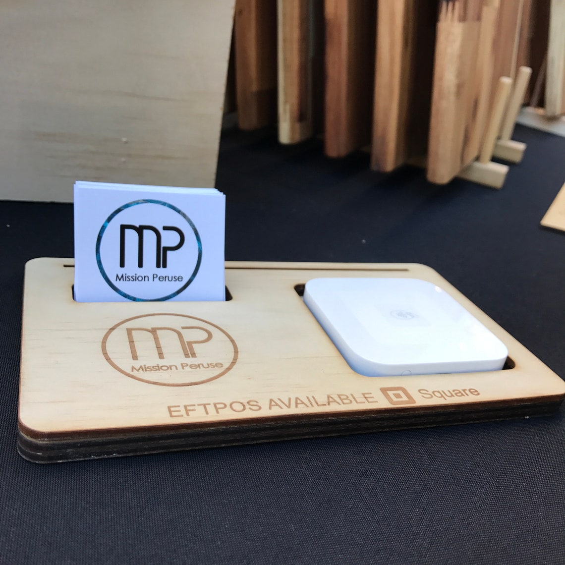 Square Reader Docking Station Holder Business Card Holder | Etsy