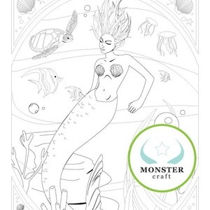 mermaids coloring pages h2o wireless