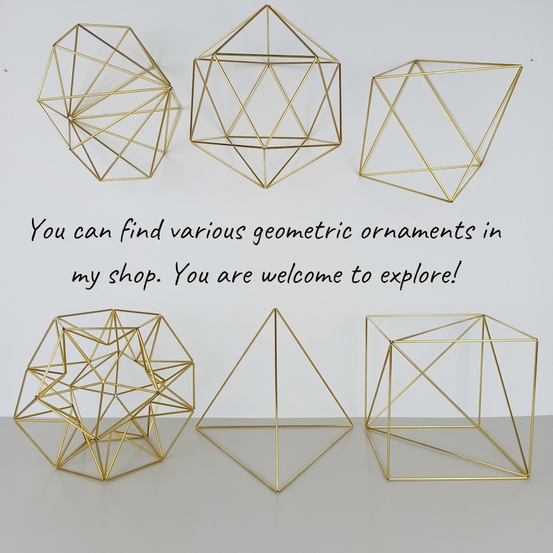 Diamond Desk Decor Geometric Table Centerpiece Modern - Etsy