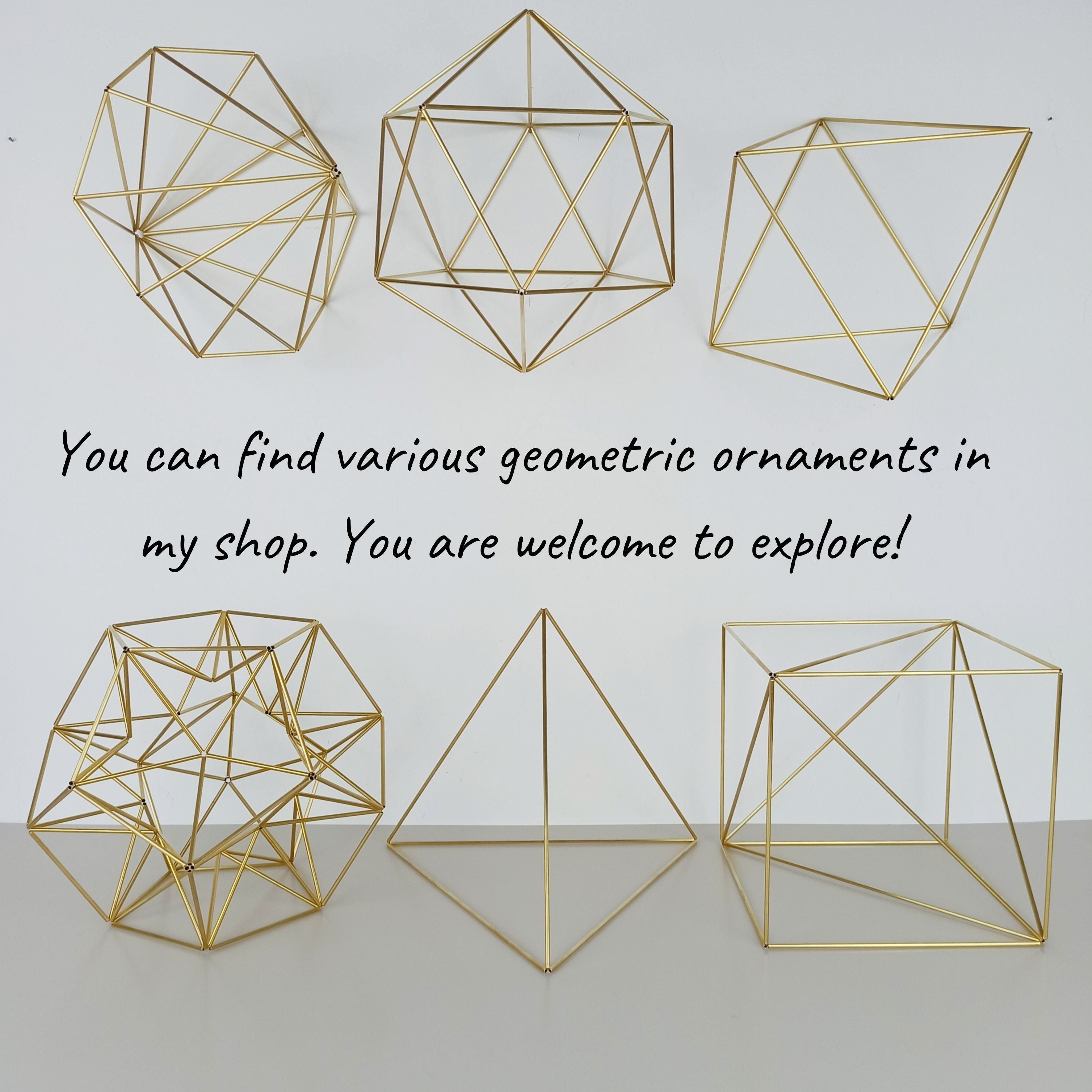 Diamond desk decor Geometric table centerpiece Modern | Etsy