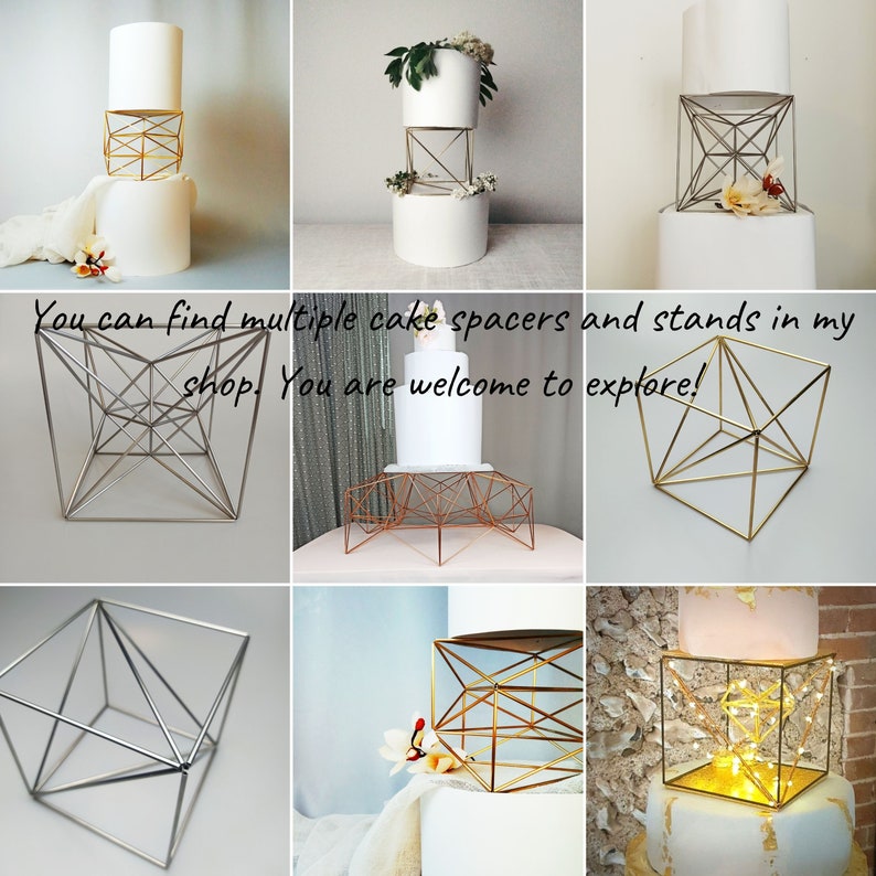 Round Tier Cake Separator Sphere Wedding Cake Spacer - Etsy Australia