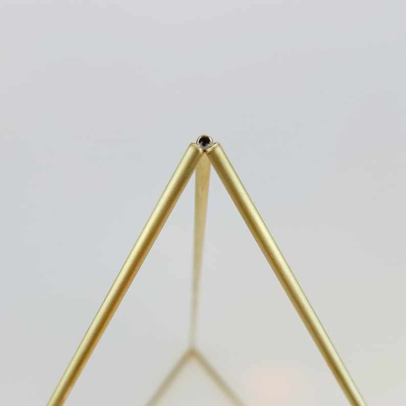 Pyramid Desk Decor Geometric Coffee Table Decor Modern - Etsy