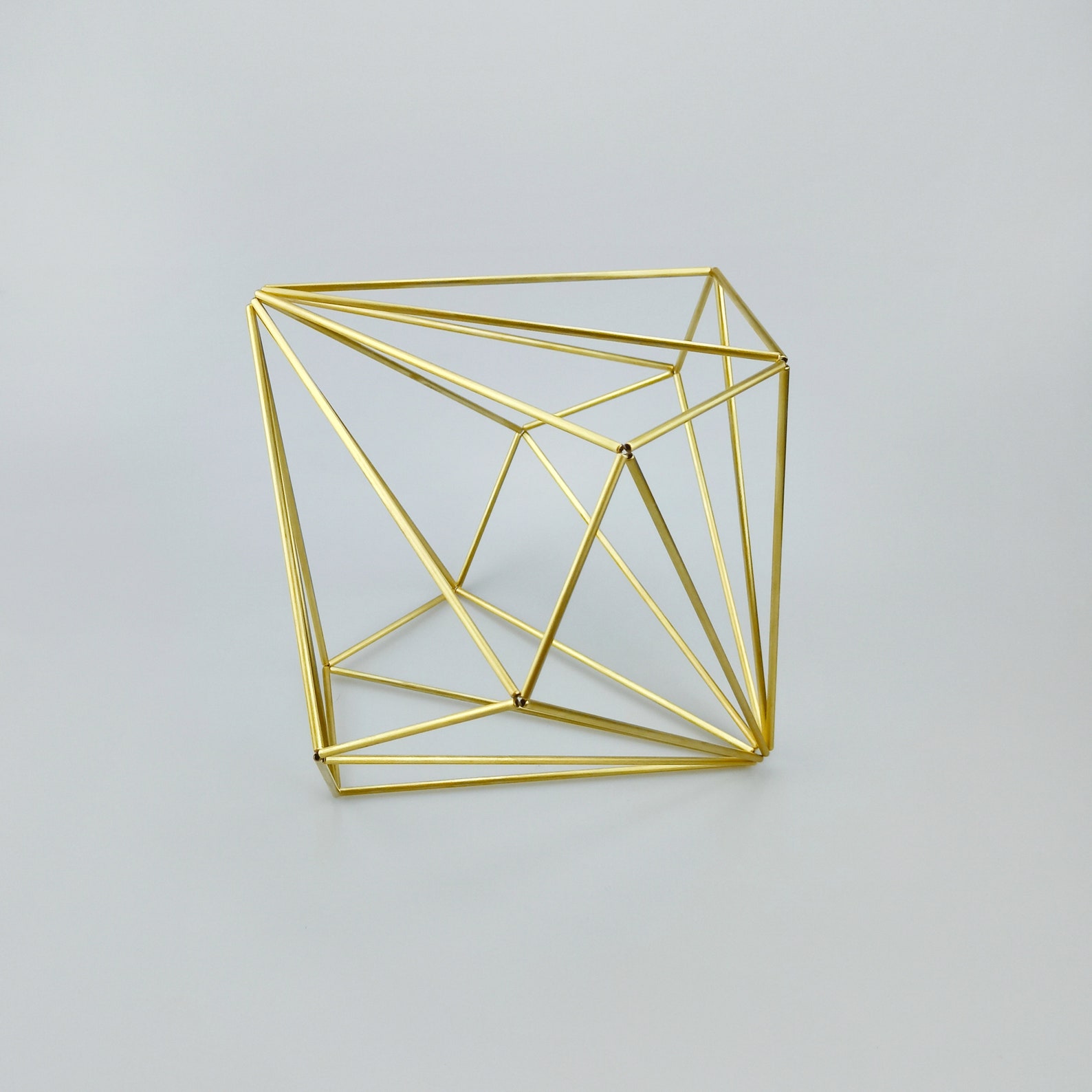 Diamond Desk Decor Geometric Table Centerpiece Modern - Etsy