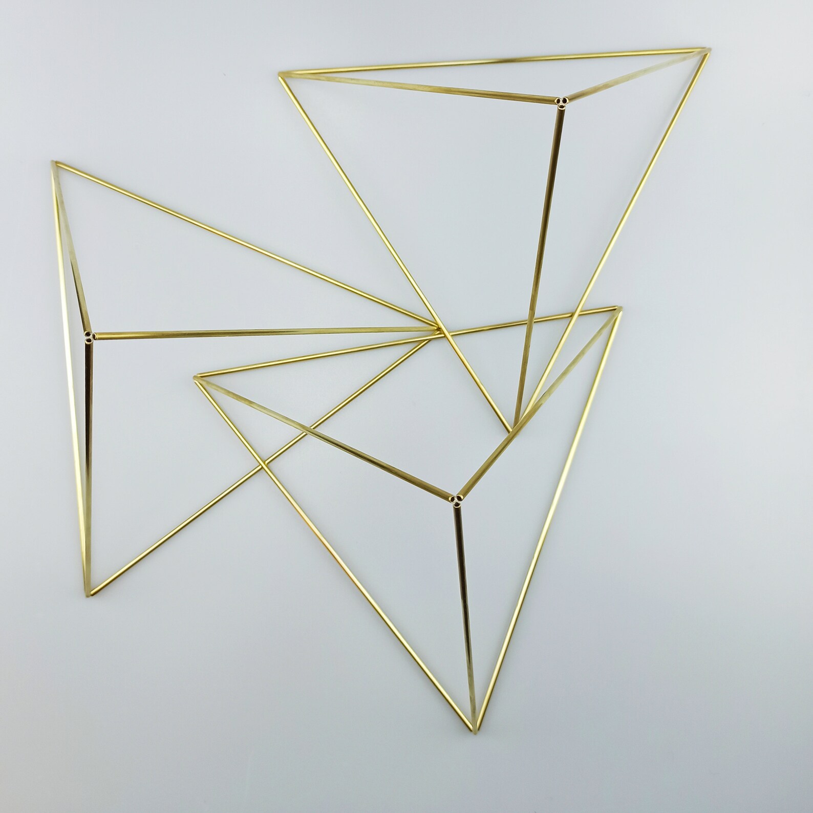 Pyramid Desk Decor Geometric Coffee Table Decor Modern - Etsy