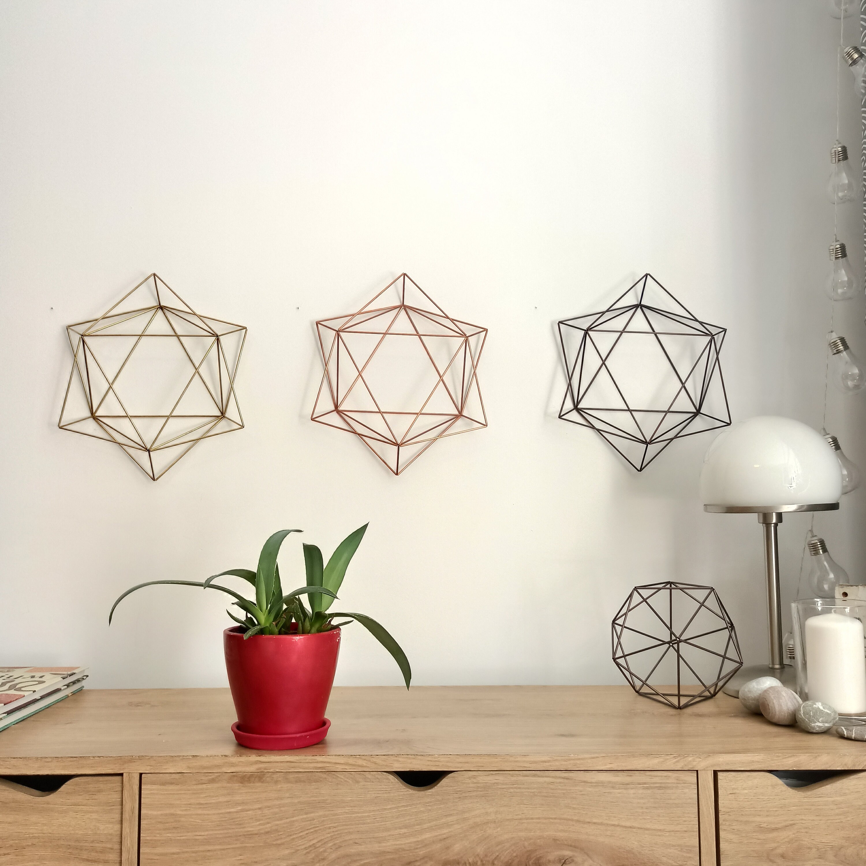 Year Round Wreath Modern Wreath Geometric Spring Wreath | Etsy