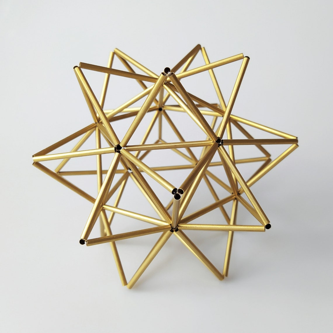 Gold Moravian Christmas Star Nordic Himmeli Ornament | Etsy