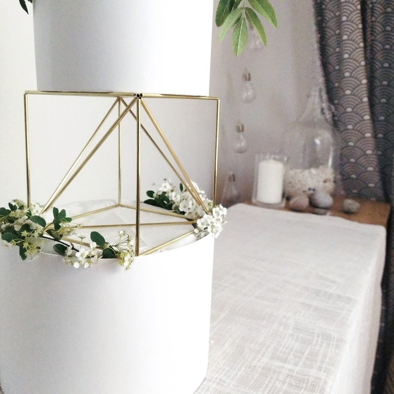 Square Wedding Cake Stand Geometric Cake Riser Modern - Etsy