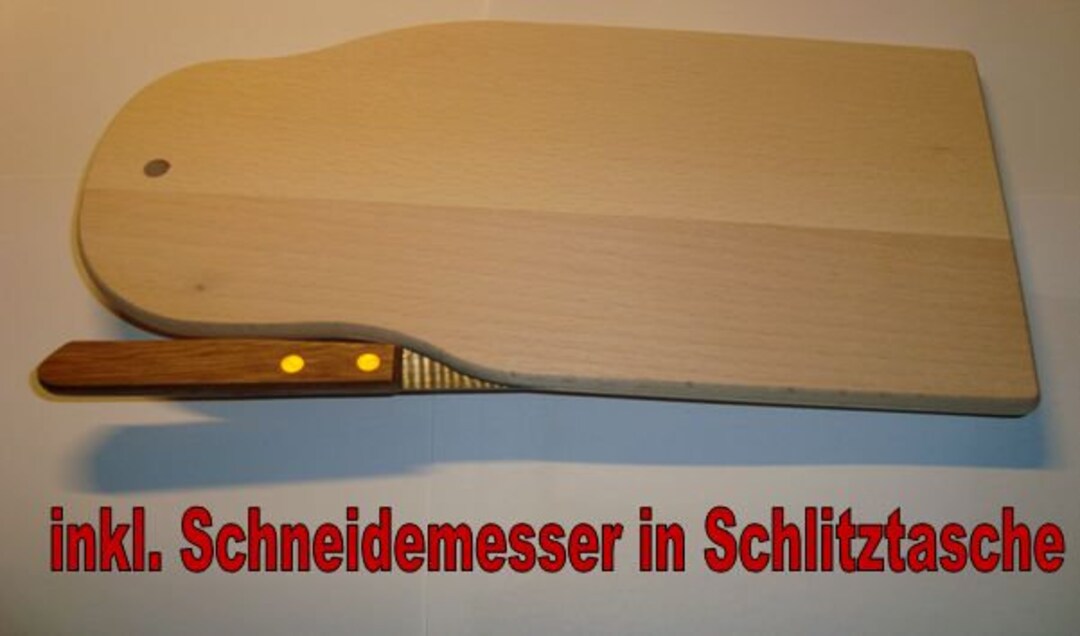 Frühstücksbrett Schneidebrett mit Messer - Etsy.de