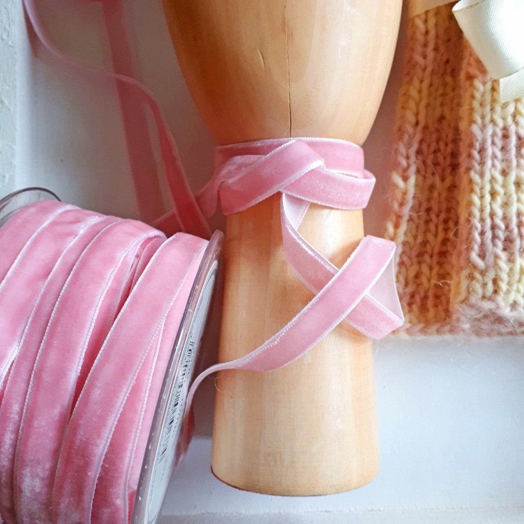 1.5eur/meter Luxury Velvet Ribbon Delicate Pink Width 10 Mm Velvet ...