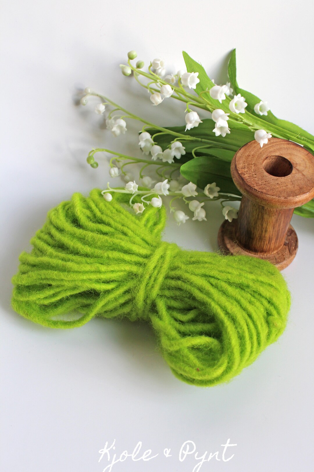 0.50 Euros/meter 5 M Felt Cord 5 Mm Wick Thread Felt Cord May Green ...