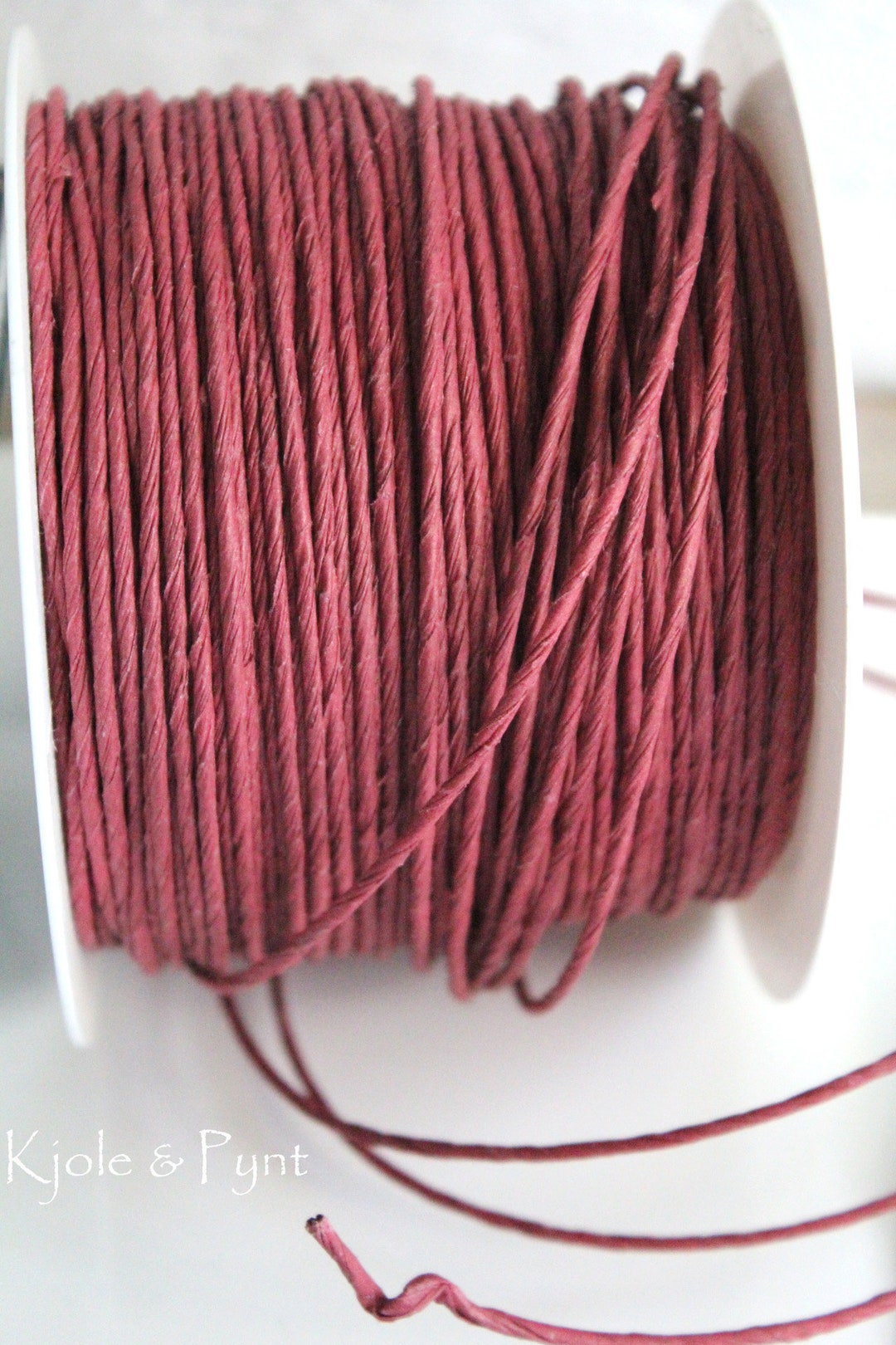 0,34 euros/mètre fil de papier tourbillon 2 mm fil Bordeaux rouge foncé ...
