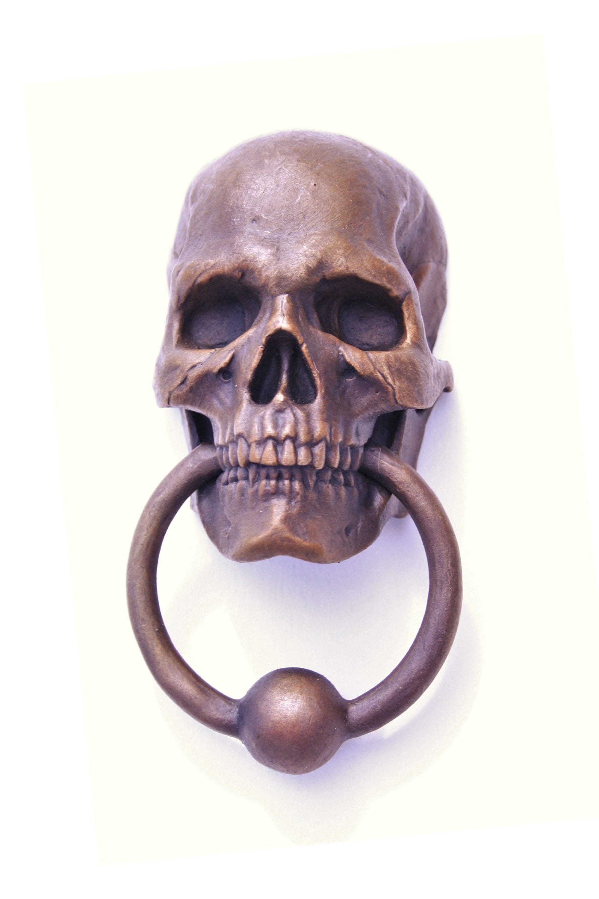 Bronze Skull Knocker 5.75x2.75 | Etsy
