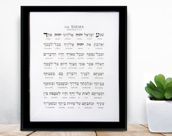 Messianic Shema Prayer Hebrew Jewish Stone Rock OOAK - Etsy