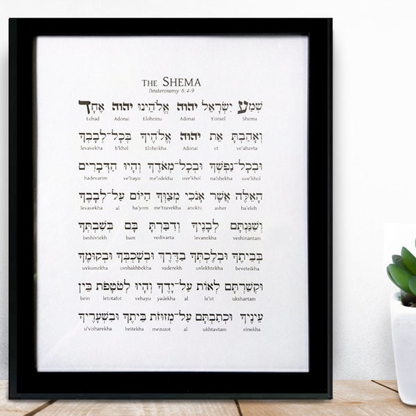 Shema Wall Art - Etsy