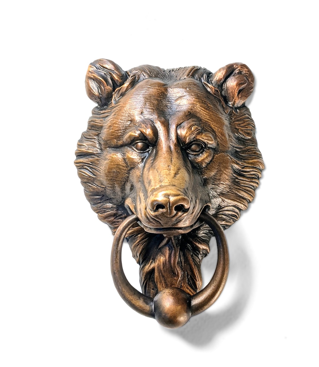 Bronze Bear Door Knocker 6.5" X 4.5" - Etsy