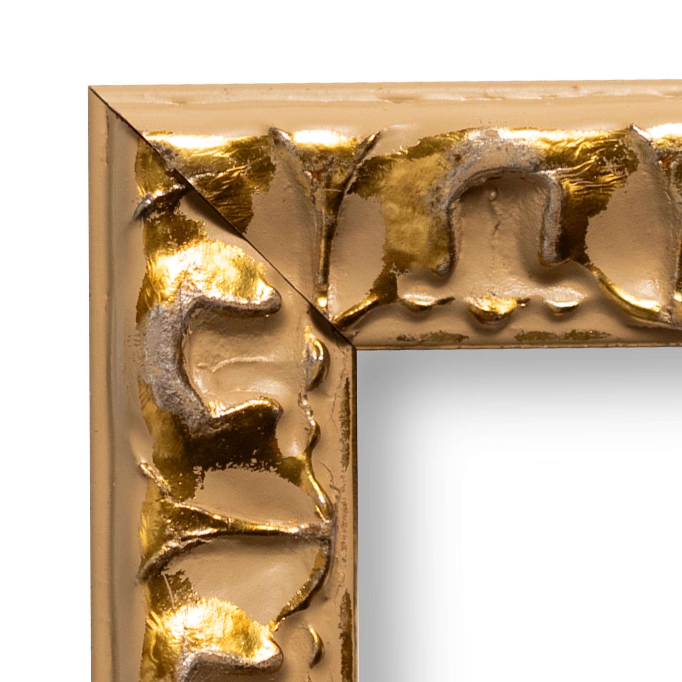 Horseshoe Pattern Gold Frame .9 Inch Decorative Rustic Art Frame ...