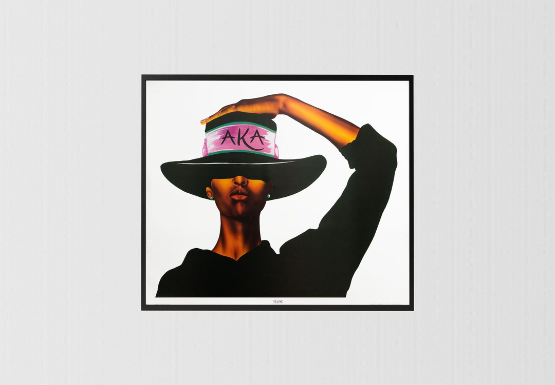 AKA 'tude Poster by Gerald Ivey, African American Sorority Art, Alpha ...