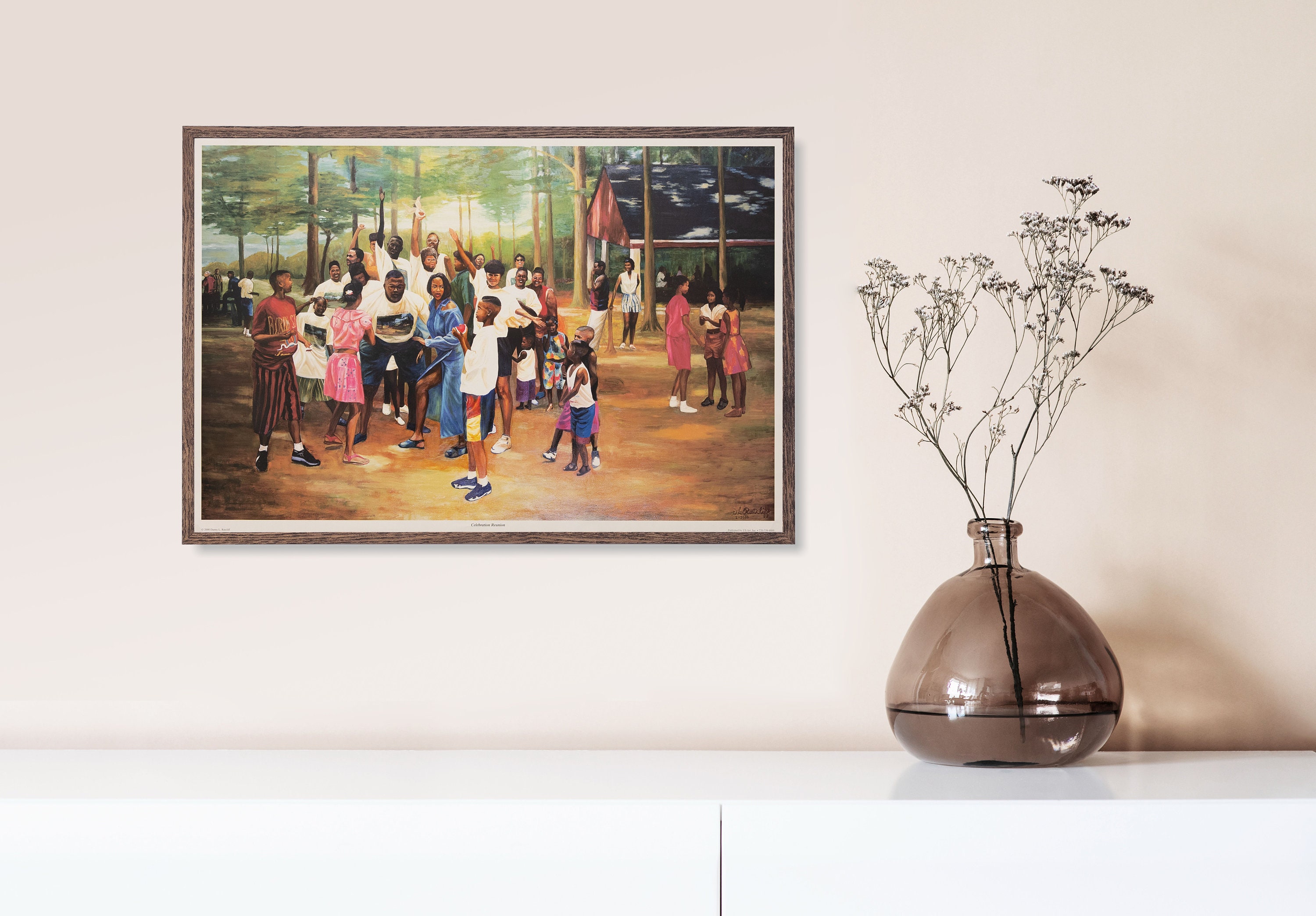 Celebration Reunion by Danny Ratcliff Art Poster Print for - Etsy