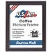 Dark Coffee Brown Picture Frame .75 Inch Solid Wood Vintage Art Display ...