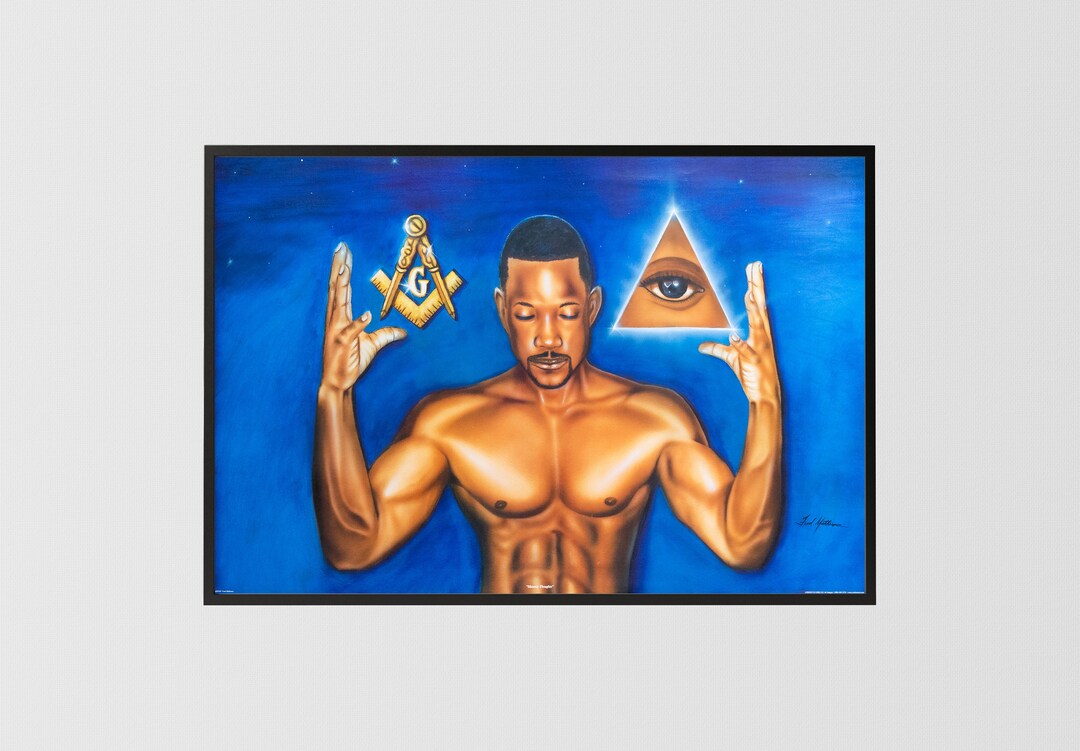 Masonic Thoughts by Fred Mathews, Art Poster Print for Wall, Home Decor ...