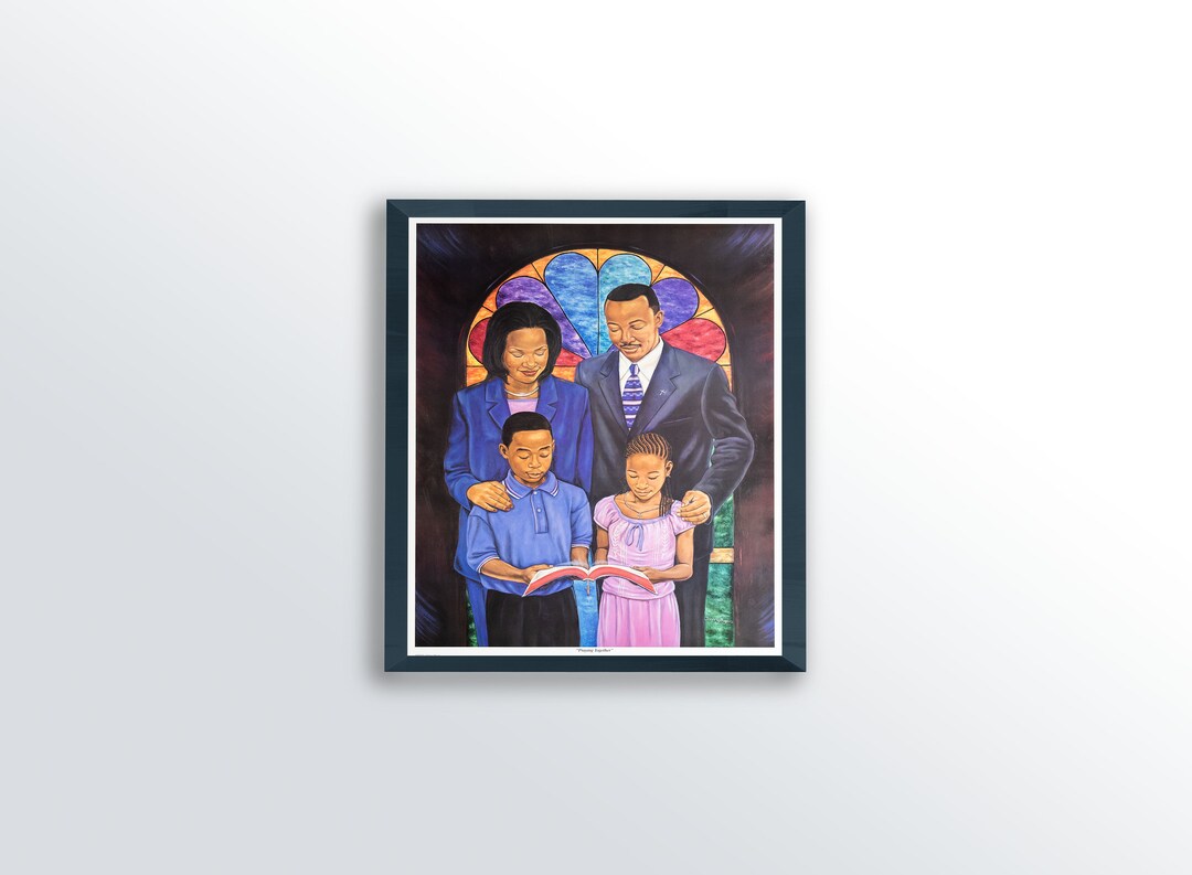 Praying Together by Johnny Meyers, Art Poster Print for Wall, Home ...