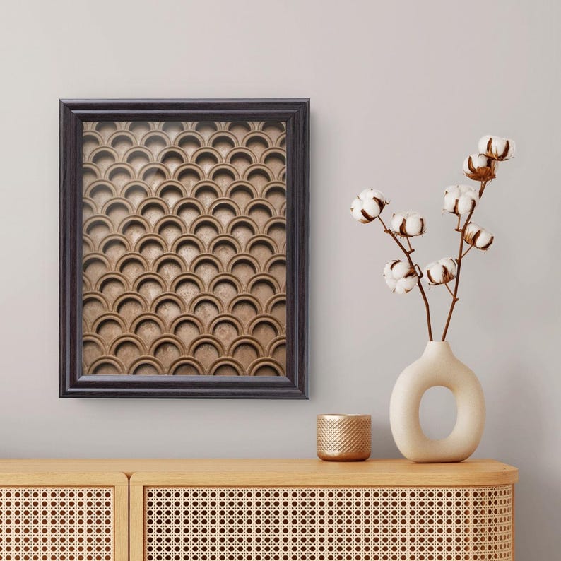 Dark Coffee Brown Picture Frame .75 Inch Solid Wood Vintage Art Display ...