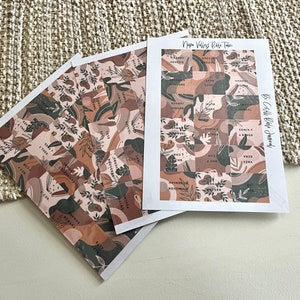 LAMINATED Napa Valley Bible Tabs | Green and Burgundy Bible Tabs ...