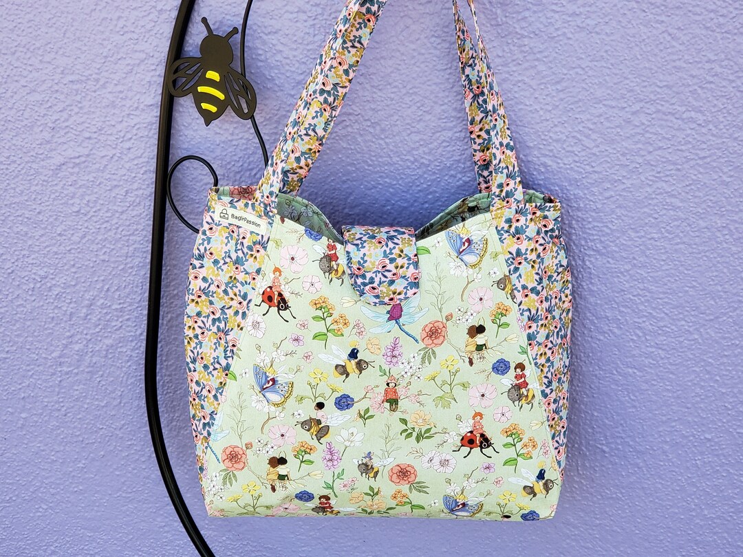 Dream Bag. Imagine Fairies, Flowers, Bees and Butterflies. - Etsy