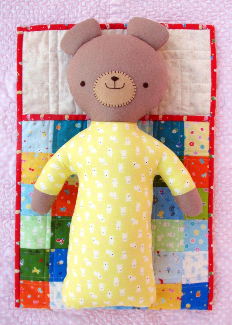 PDF Pattern - 'goodnight Baby Goodnight Bear' - Instant Digital ...