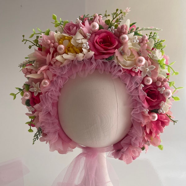 Baby Flower Hat - Etsy