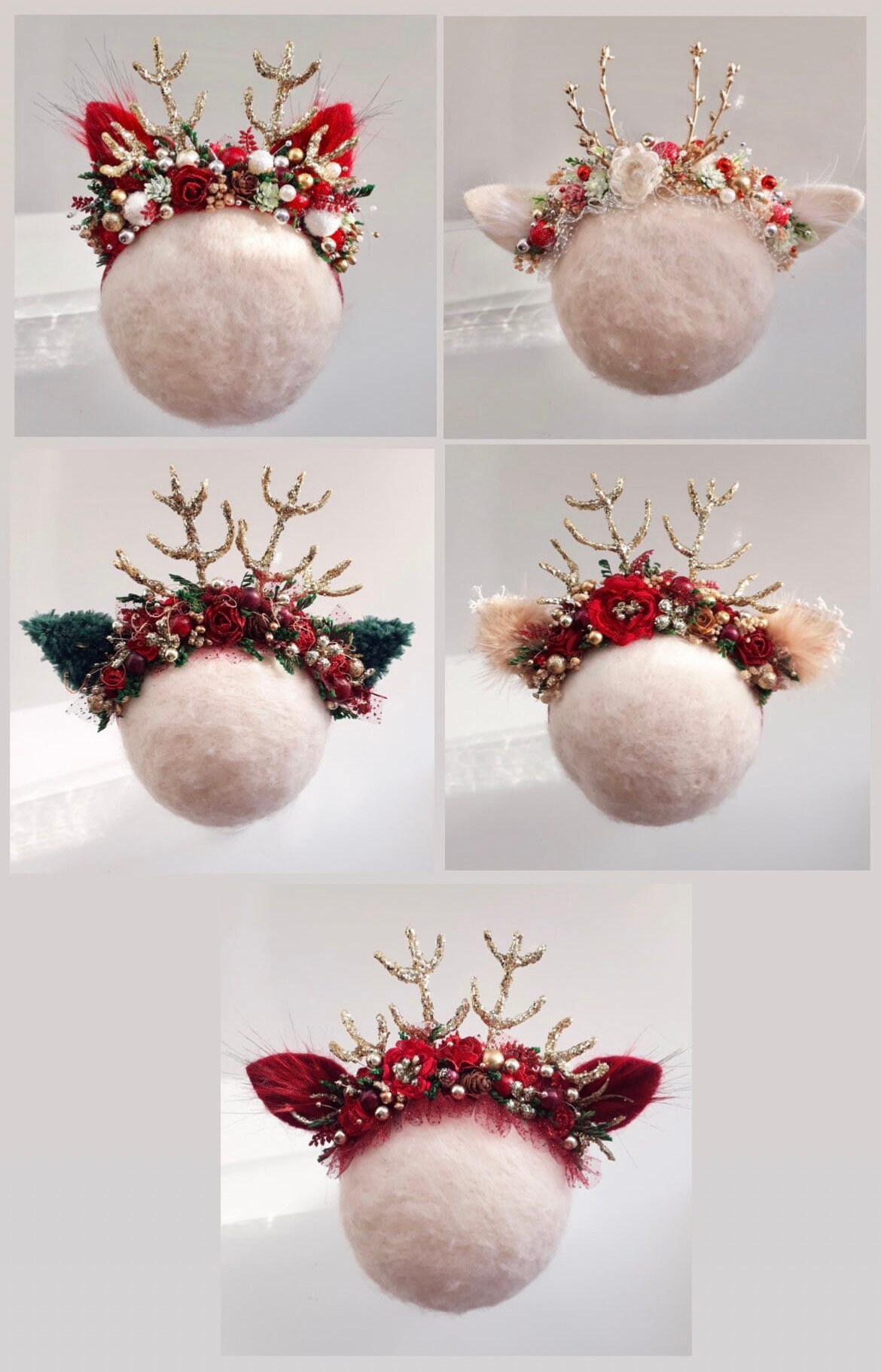 Christmas Crown Reindeer Headdress Christmas Gift Baby - Etsy