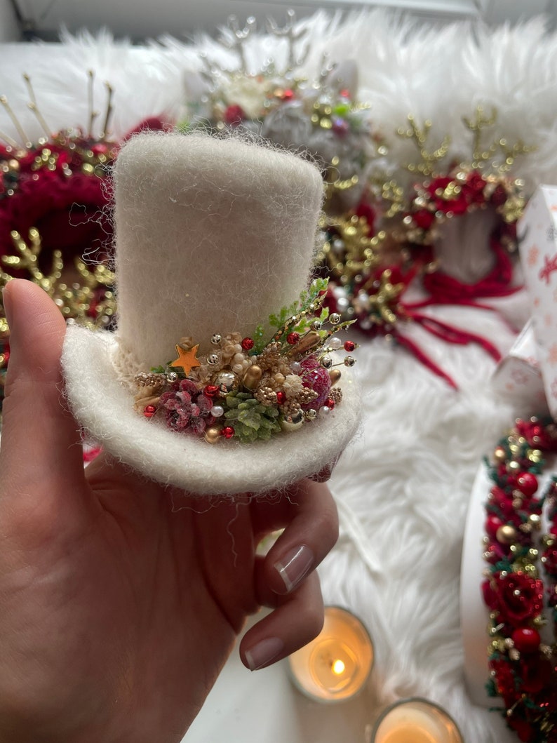 Christmas Snowman Hat, Christmas Crown, Newborn Photography Props ...